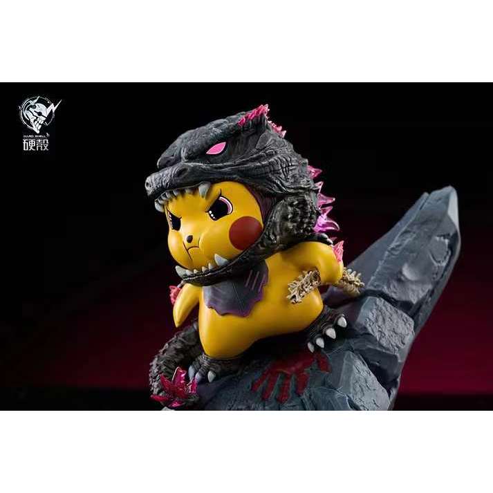 Hard Shell Studio - Pika-Godzilla vs Pika-Kong Pokemon Resin Statue GK ...