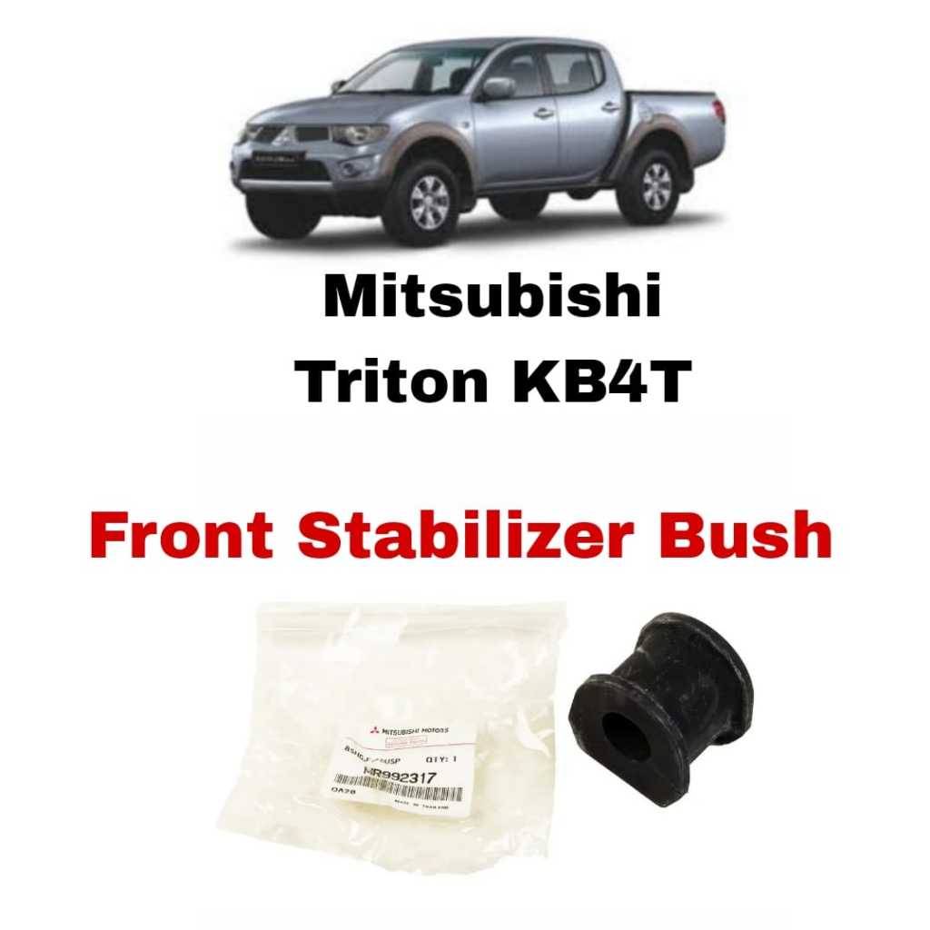Mitsubishi Original Front Stabilizer Bsuh (2pcs) for Mitsubishi Triton ...