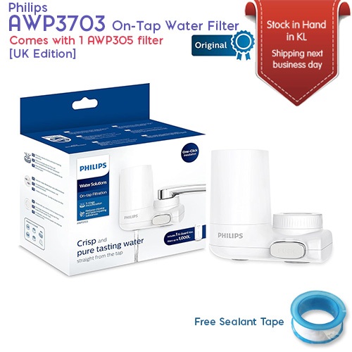 Philips AWP3703 On-Tap Water Purifier Household Faucet Filter Tap Water ...