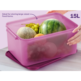 💥PROMOSI💥 TUPPERWARE Jumbo Modular Keeper Purple (1) 15L | Shopee Malaysia