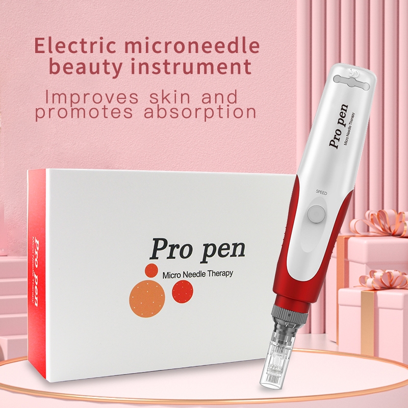 Pro Pen® Dermapen + 2Pcs Cartridge Needles Permanent Makeup Machine Kit ...
