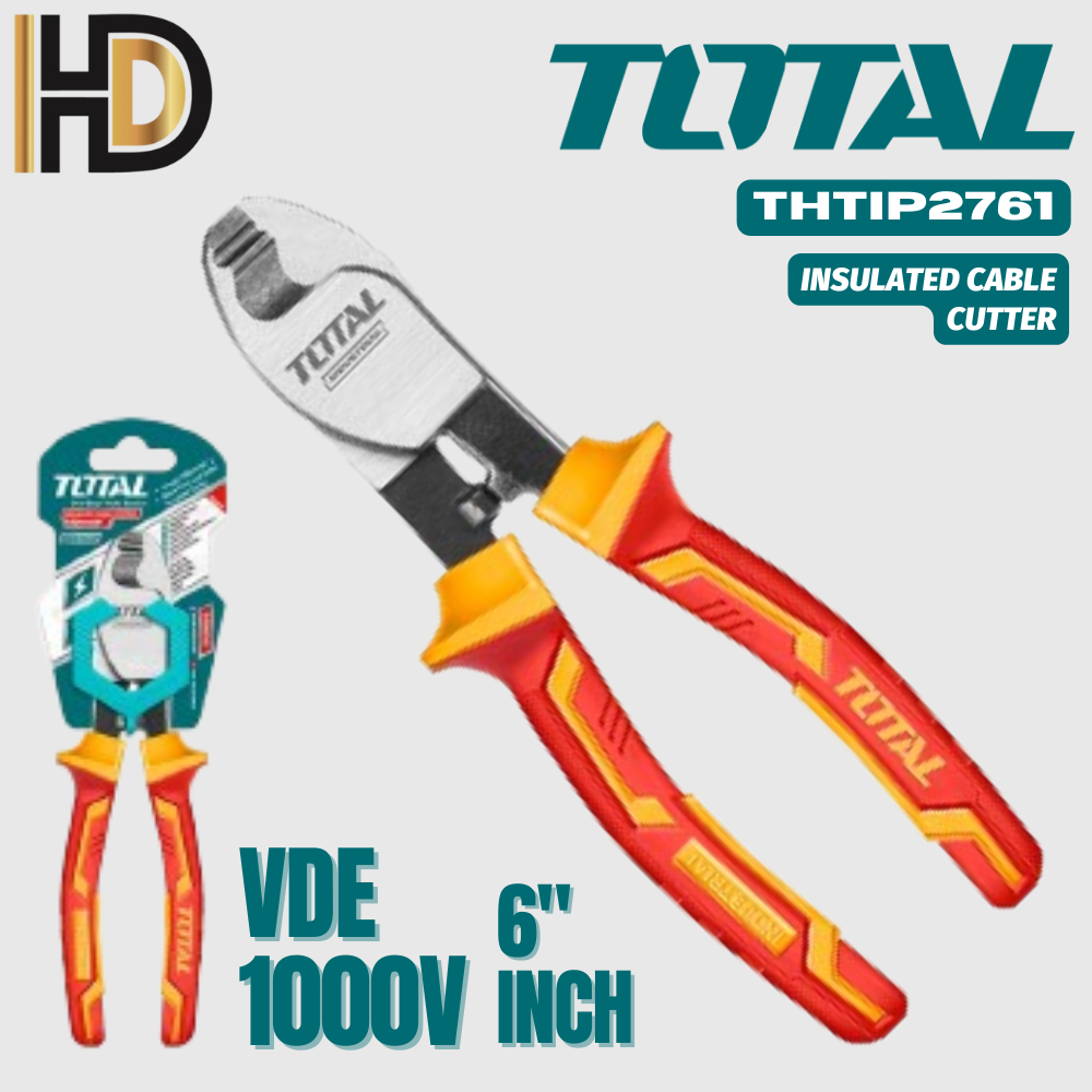 TOTAL Insulated Cable Cutter / TOTAL 1000V VDE Insulated Cable Cutter ...
