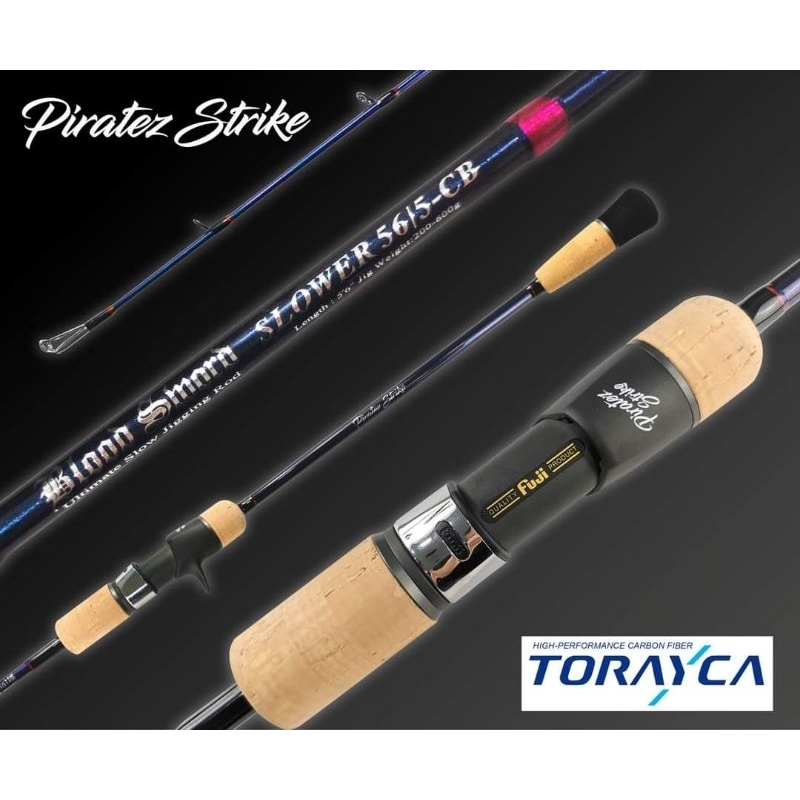 Piratez Strike Blood Sword rod (limited colour)baitcasting rod piratez ...