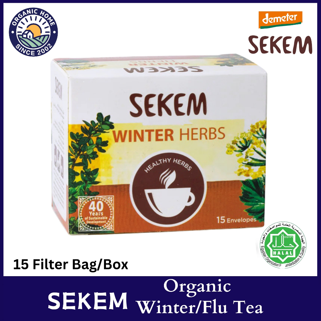 SEKEM ORGANIC WINTER/FLU HERB TEA / (15 FILTER BAGS/BOX) | Shopee Malaysia