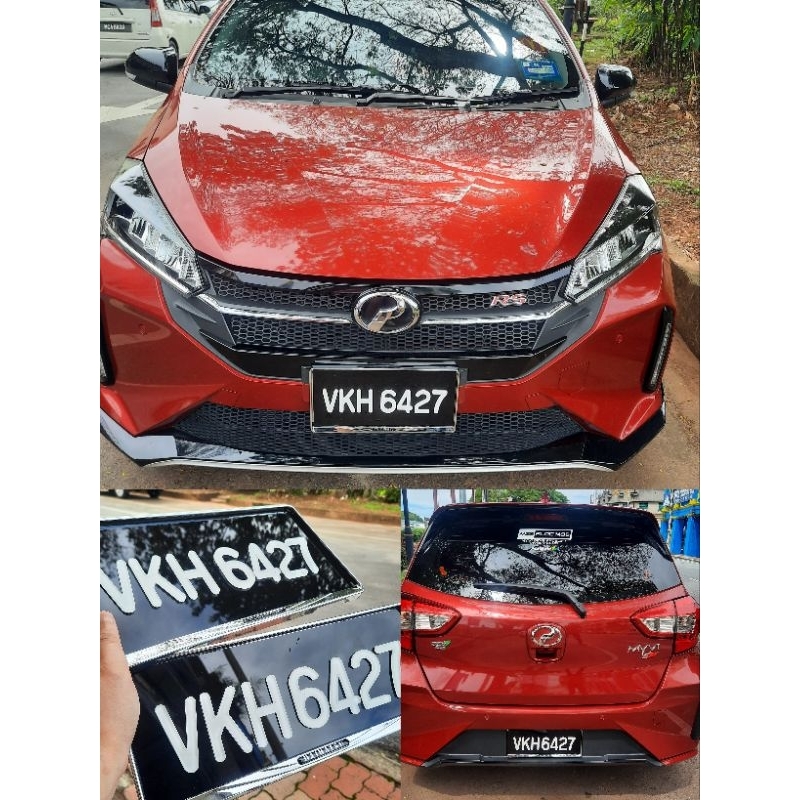 Offer RAYA 🎉🎉🎉Custom PLATE Myvi G3 Facelift BEZZA MYVI SE Axia Style ...