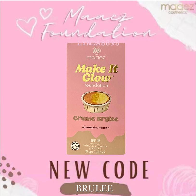 Maaez Foundation Make It Glow by Maaez Cosmetics | Shopee Malaysia