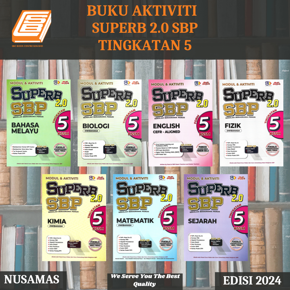[SBCB] Buku Aktiviti : Modul & Aktiviti Superb 2.0 SBP Tingkatan 5 KSSM ...