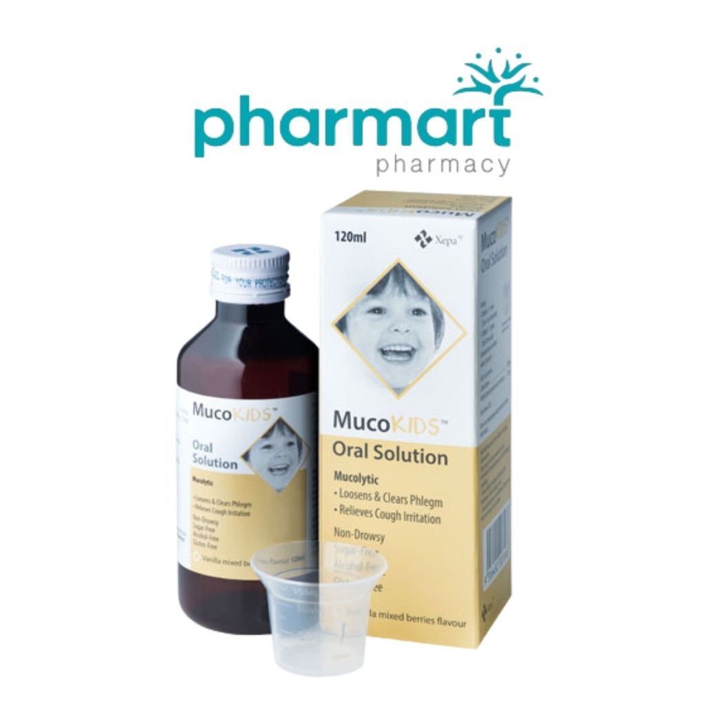 Xepa Mucokids Oral Solution 125mg/5ml | is good for phlegming cough ...