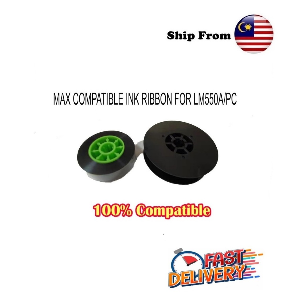 [ READY STOCK ] Max Letatwin LM-IR50B Compatible Ink Ribbon LM-550 ...
