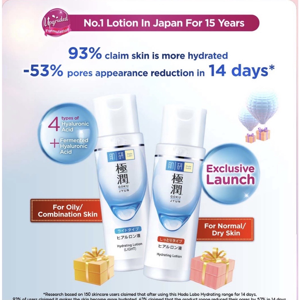New Exp 2026 New Packaging Hada Labo Hydrating Lotion (Light/Rich ...