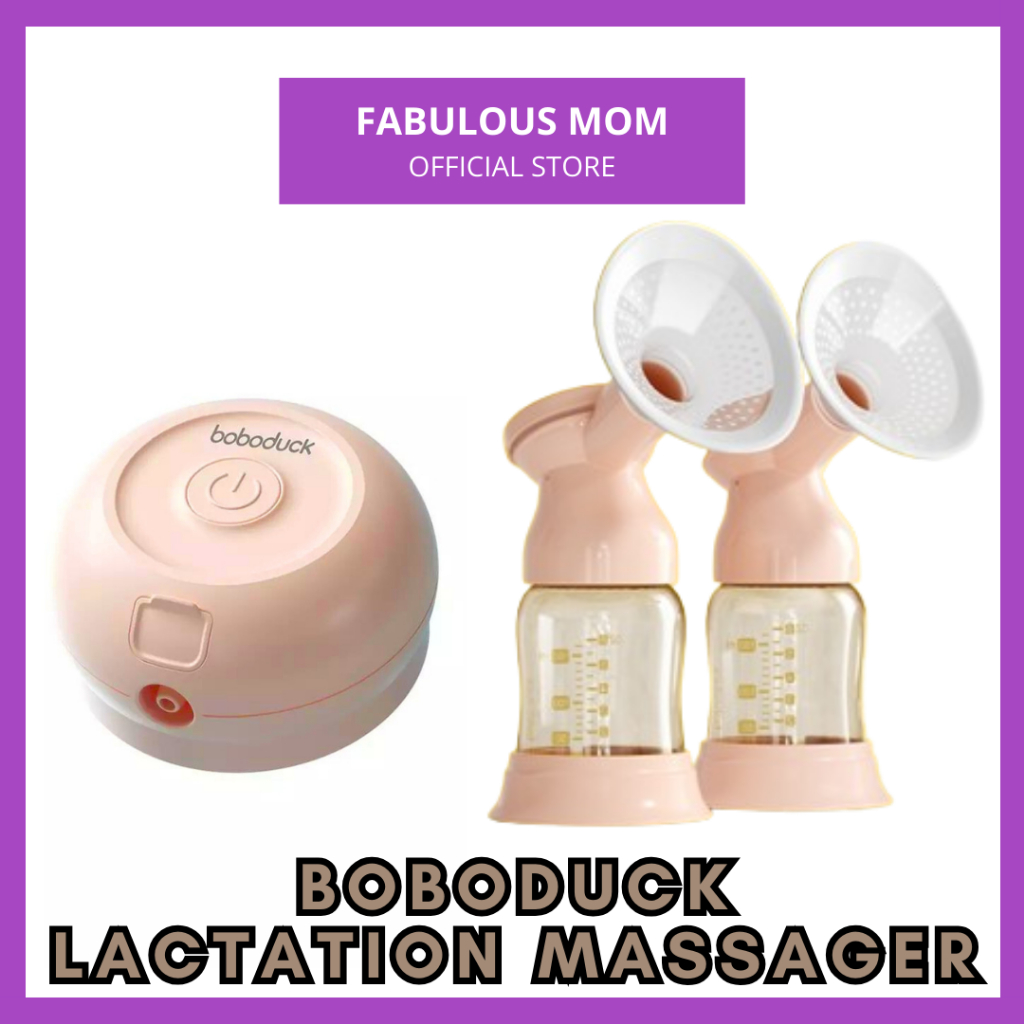 [BOBODUCK] Lactation Massager For Carrie Double Electric Rechargeable Breast Pump (Not Including ...