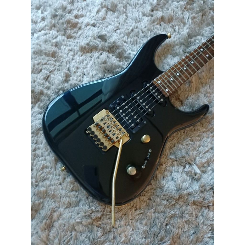 *SOLD* Grover Jackson Soloist GJ-55S Made in Japan Black Floyd Rose HSS ...