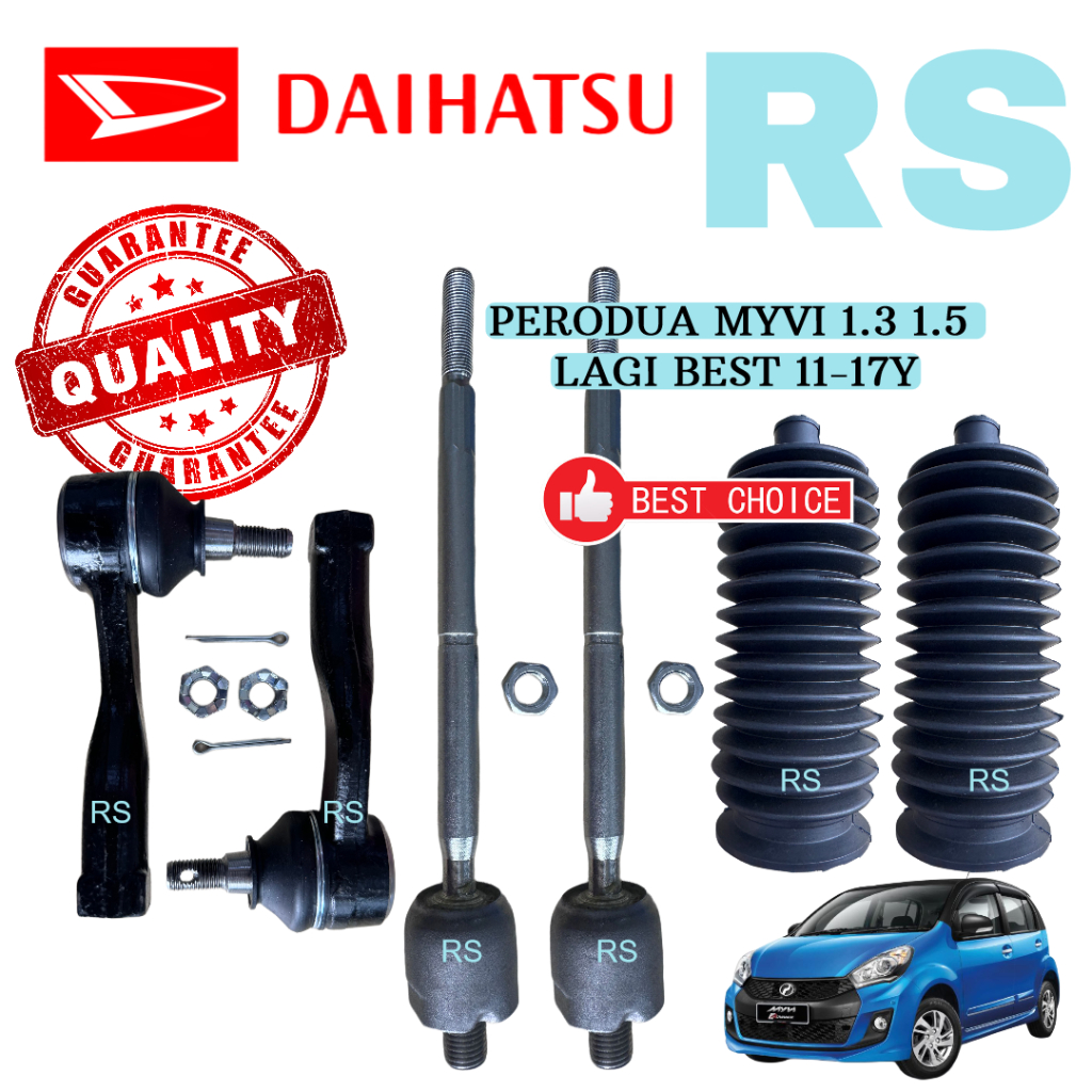Perodua Myvi 1.3 1.5 Lagi Best 11-17Y Tie Rod End, Rack End, Steering ...