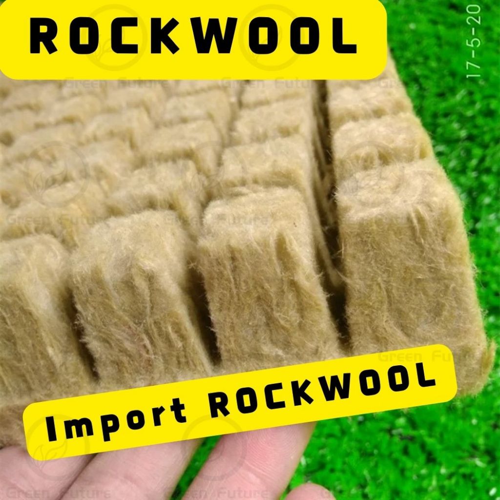Rockwool Hydroponic Aquaponic Seed Germination Rock Wool Semai Benih ...