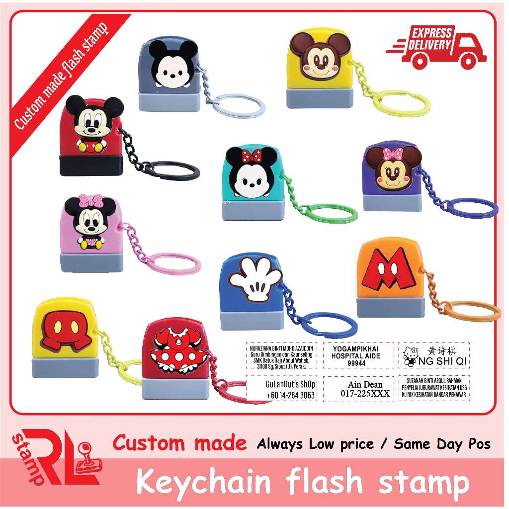 1027J READY STOACK cop guru / cop nama stamp / stamp cop /cop jururawa /cop baju/teacher chop ...