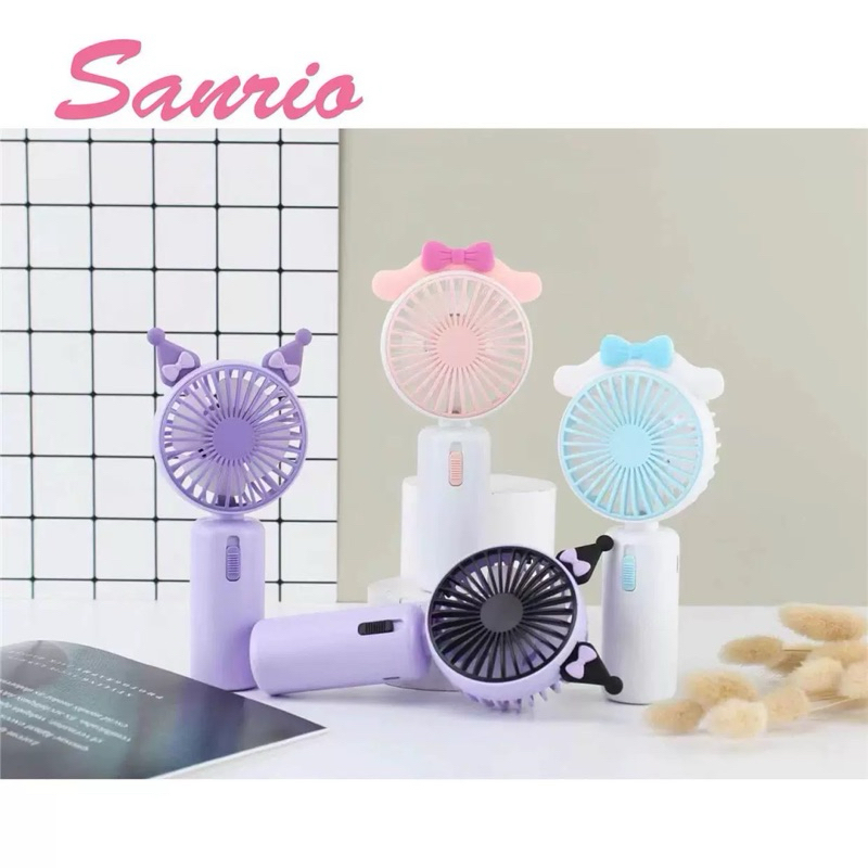 {READY STOCKS} SANRIO KUROMI/CINNAMOROLL KIDS USB FAN PORTABLE USB MINI ...