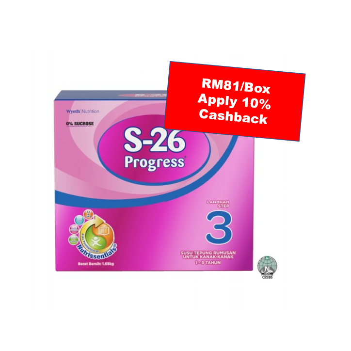 Wyeth S26 Progress Step3 (1.65kg) | Shopee Malaysia