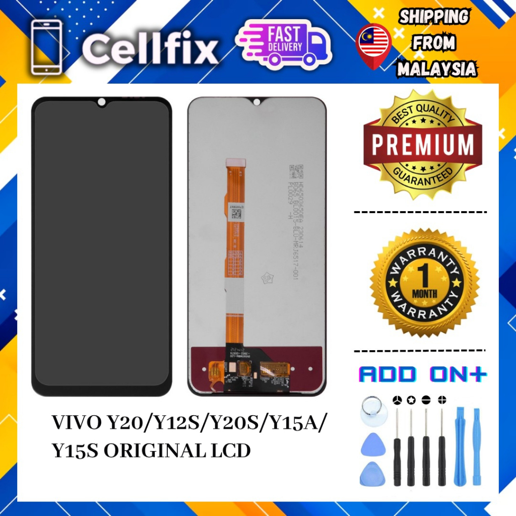 VIVO Y20/Y12S/Y20S/Y15A/Y15S ORIGINAL COMPATIBLE LCD DISPLAY TOUCH SCREEN DIGITIZER | Shopee ...