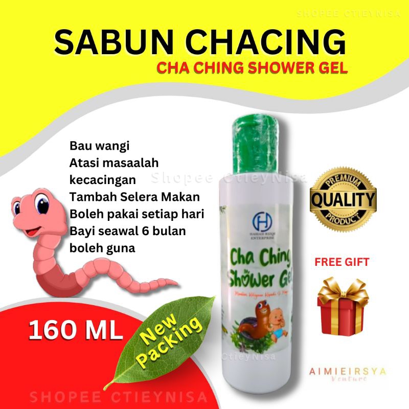 SABUN CACING KANAK-KANAK Sabun mandian Cacing Chacing Shower Gel 160ml ...