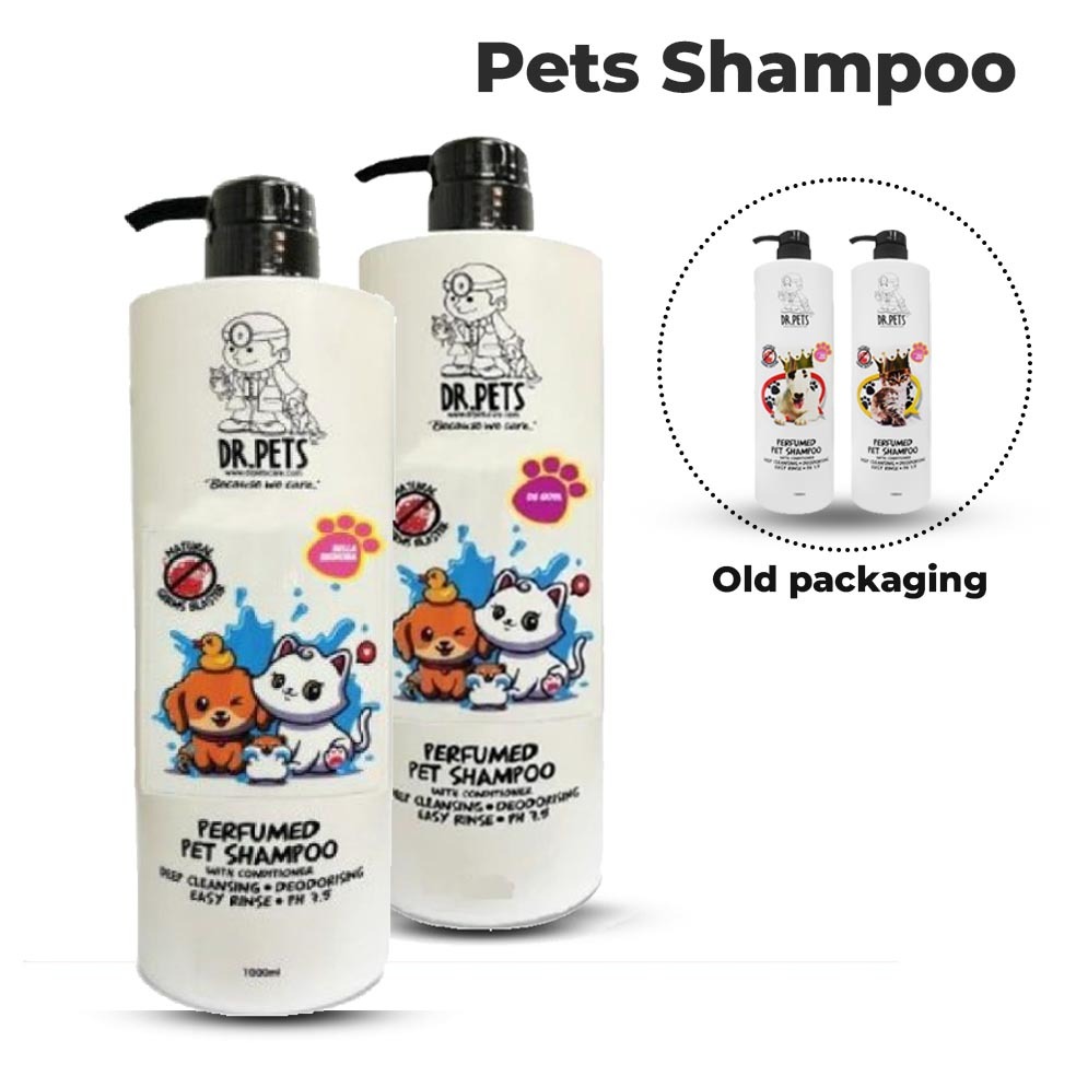 Dr Pets Natural Germs Buster Perfumed Pet Shampoo Cat Shampoo 1L ...