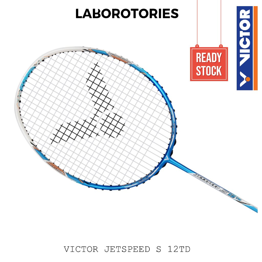 [LABOROTORIES] VICTOR Jetspeed s12 td 3U/4U Racket Badminton (free bag ...
