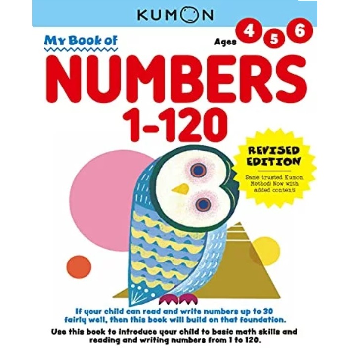 Kumon Preschool Workbooks Writing, Math Workbook Series, My Book of ...