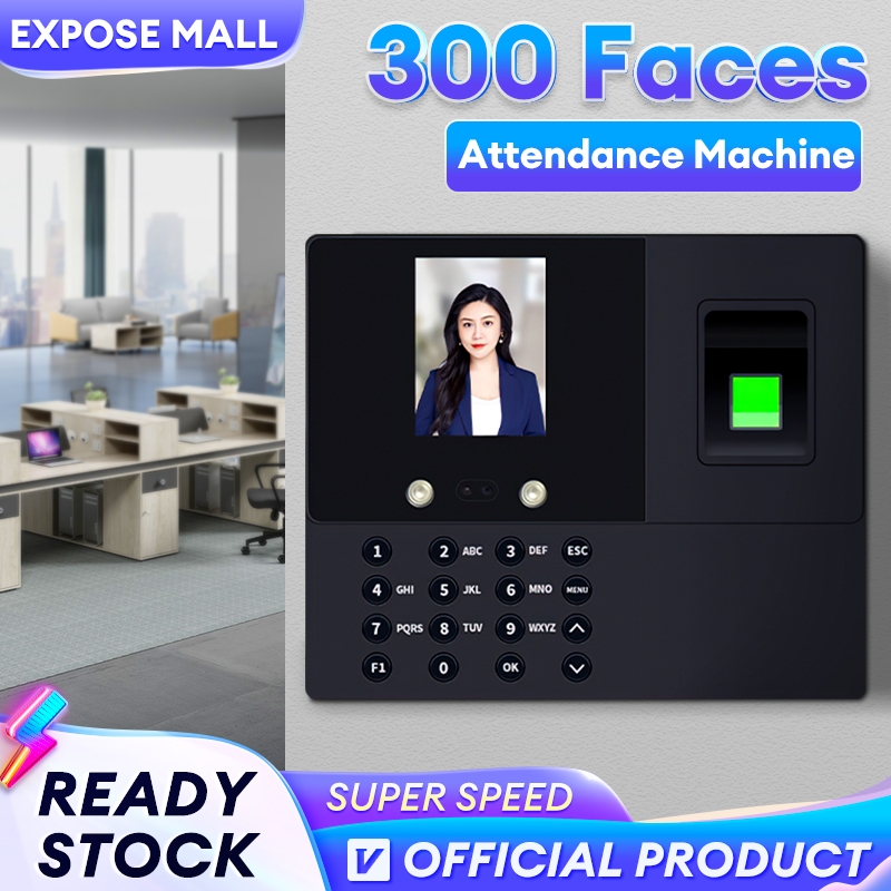 Facial Attendance Machine Fingerprint Attendance Machine Time Recorder ...