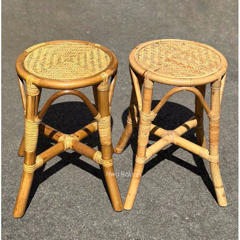 Manau chair stool heavy duty thick rattan indoor outdoor chair Kerusi ...