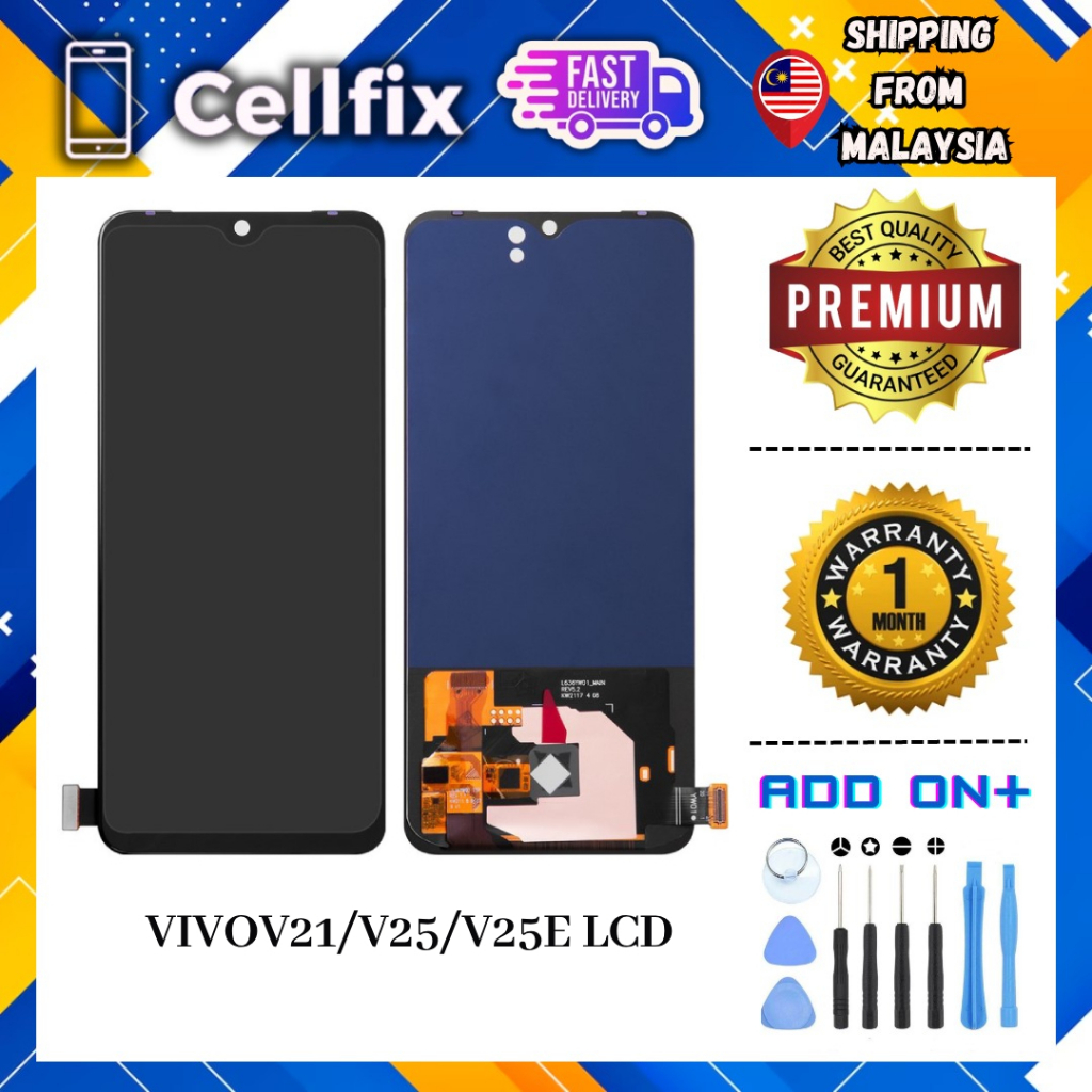 VIVO V21 4G & 5G/V25/V25E V2201 V2066 V2108 COMPATIBLE LCD DISPLAY ...