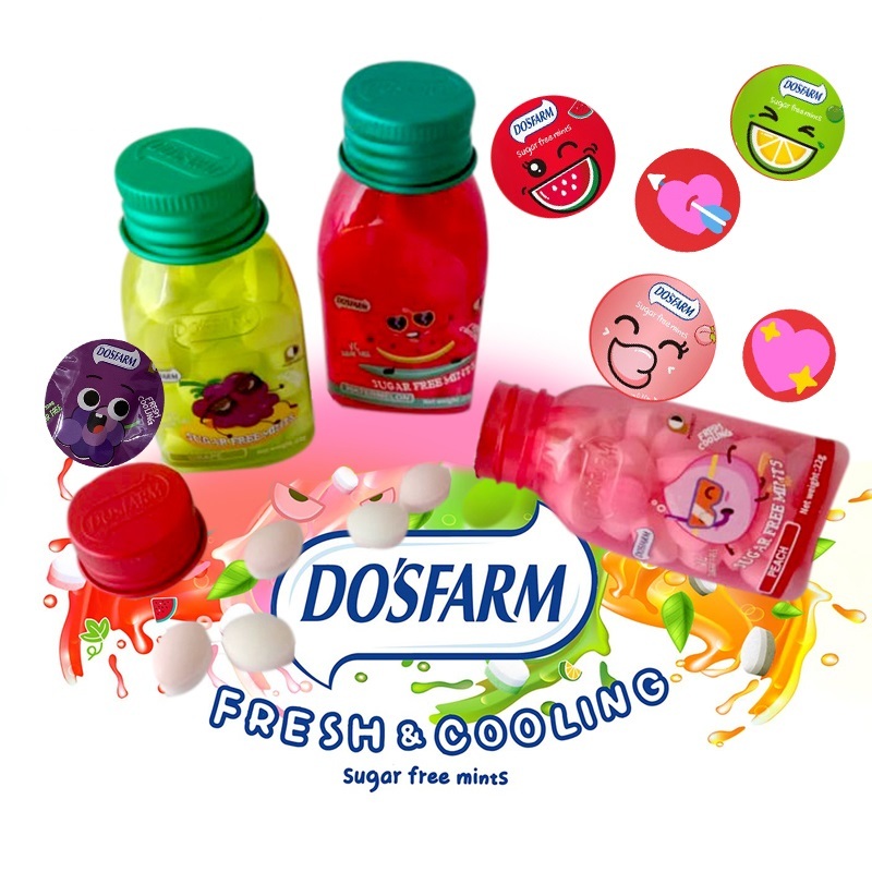 [VIRAL] DOSFARM SUGAR FREE FRESH COOLING VITAMIN C MINT CANDY ...