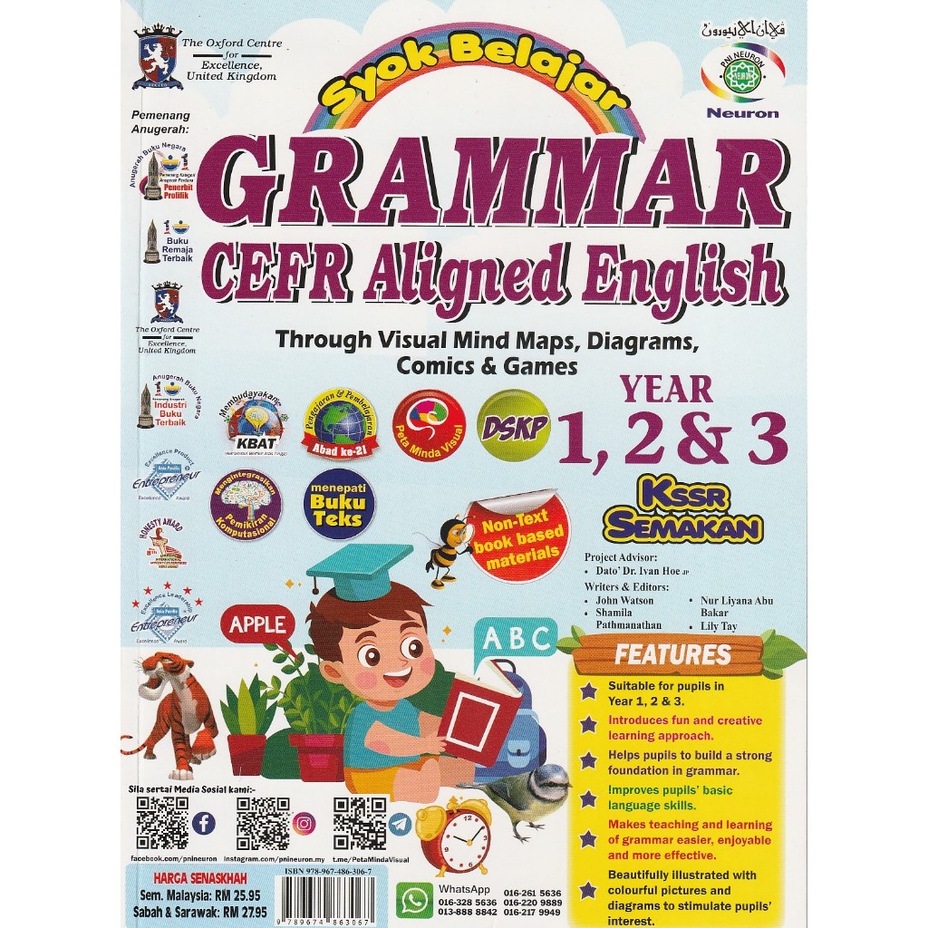 SYOK BELAJAR STD 1,2,&3 GRAMMAR CEFR ALIGNED ENGLISH | Shopee Malaysia