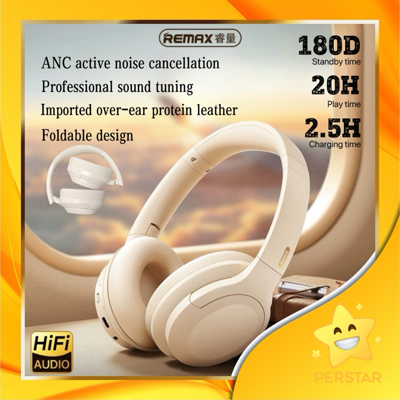 READY STOCK [100% ORIGINAL ] REMAX RB-700HB / RB-900HB Foldable Bluetooth V5.3 Wireless ...