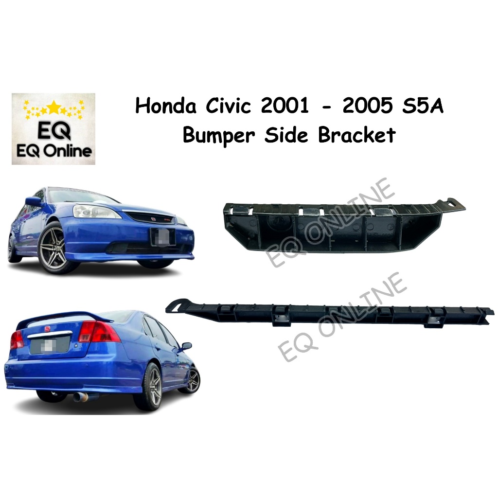 Honda Civic 2001 - 2005 S5A S5G Front Rear Bumper Bracket Bumper Side ...