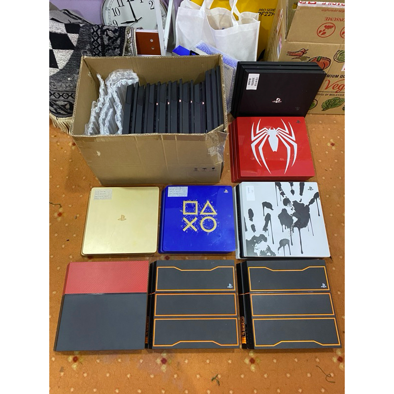 Playstation 4 (ps4) Limited Edition FAT SLIM PRO 500GB 1TB | Shopee ...