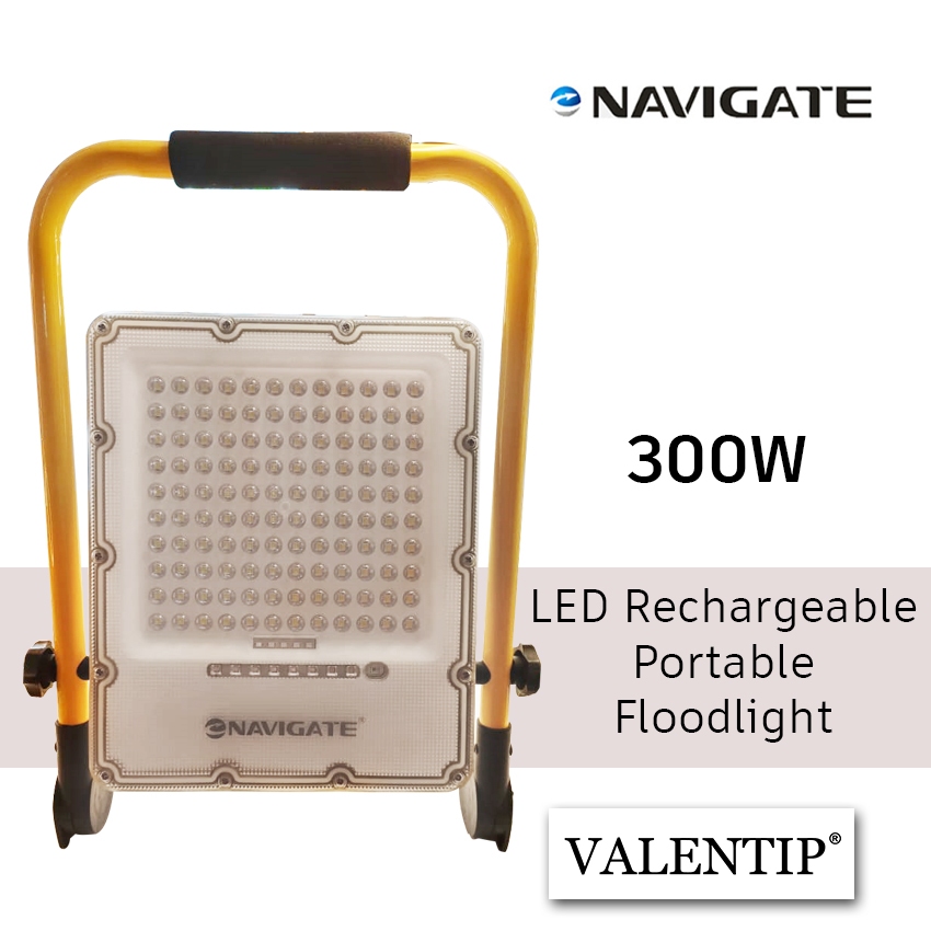 300W Navigate Modern Outdoor LED Rechargeable Portable Flood Light Warm ...
