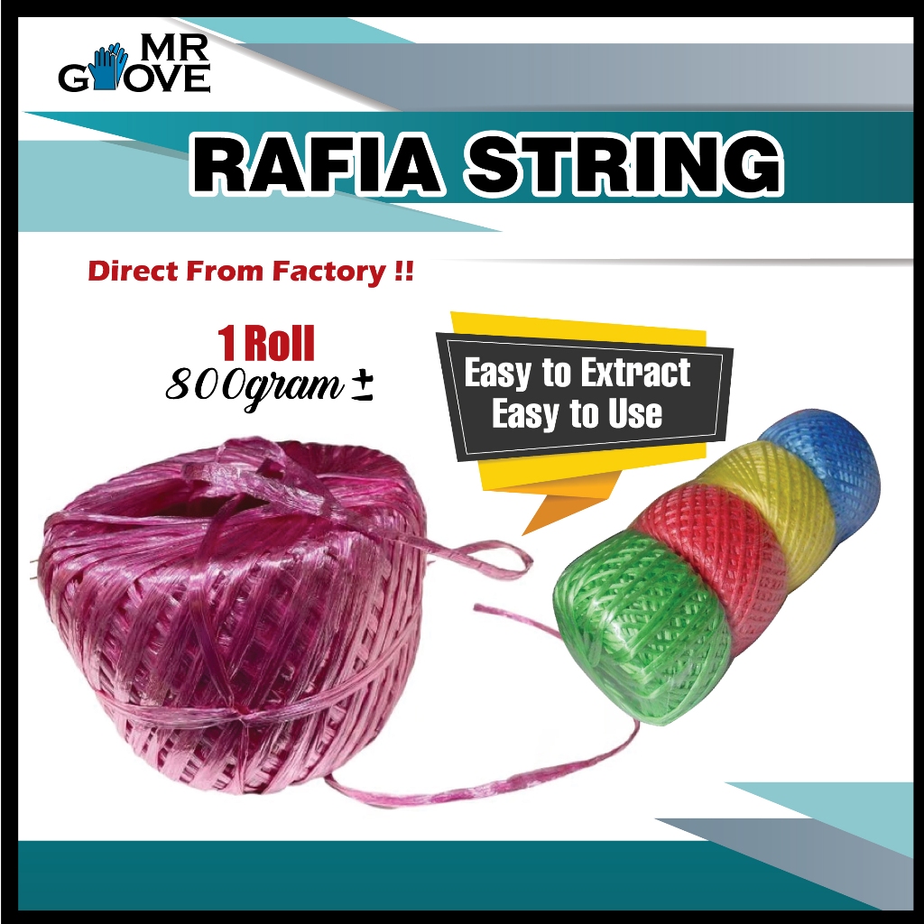 Rafia String / Plastic String / String Rope / Tali Rafia 800gram ...