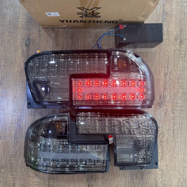 Proton Wira LED Smoke Tail Lamp Segi4 LED Lampu Wira Hitam lampu ...