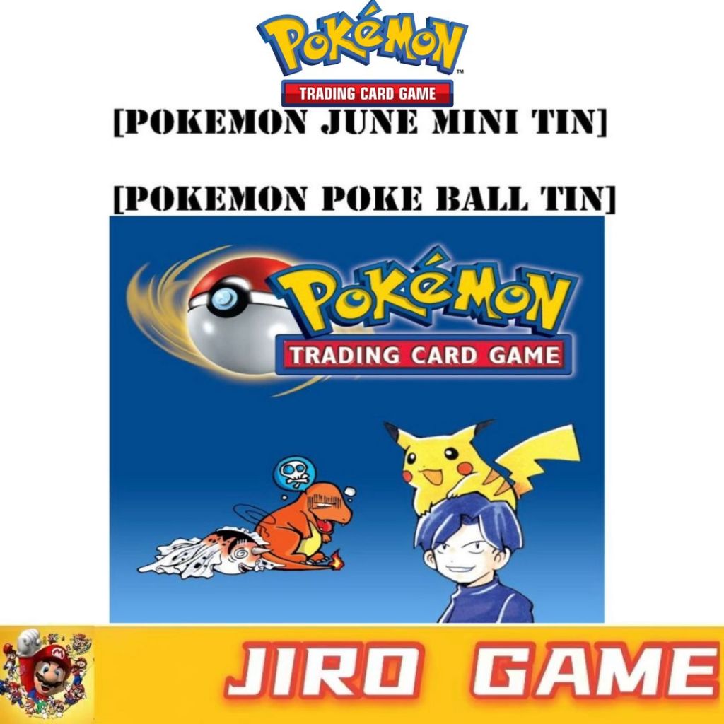 [PREORER] Pokemon TCG June Mini Tin / Poke Ball Tin | Shopee Malaysia