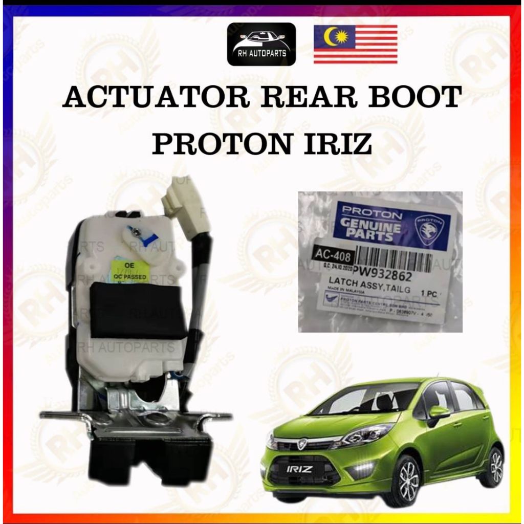 Proton Iriz Rear Bonnet Lock Belakang Bonet Kunci Lubang With Actuator ...