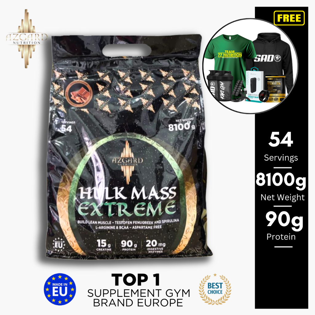 Azgard Hulk Mass Extreme 8.1KG Original Product 💯 | Shopee Malaysia