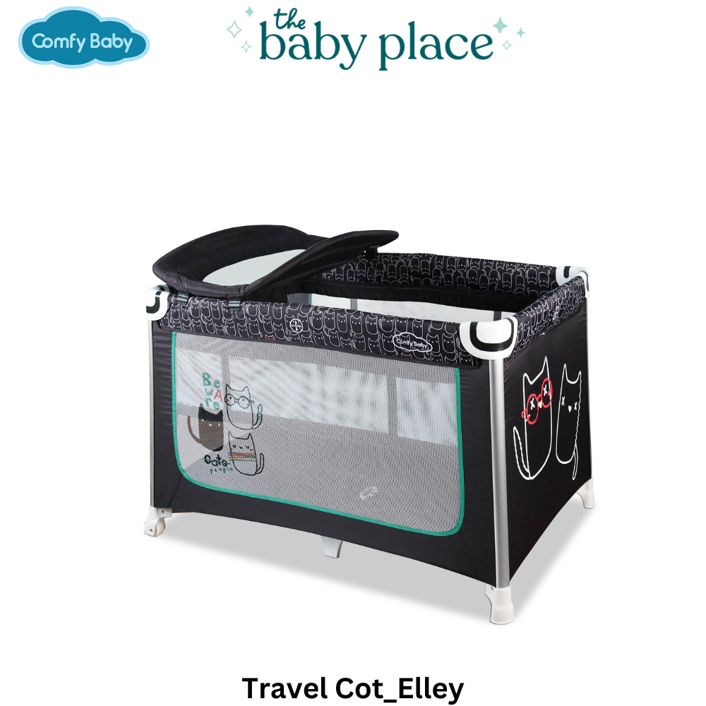 Comfy Baby® Travel Cot/Playpen-Elley (FOC Memory Foam Topper) | Shopee ...
