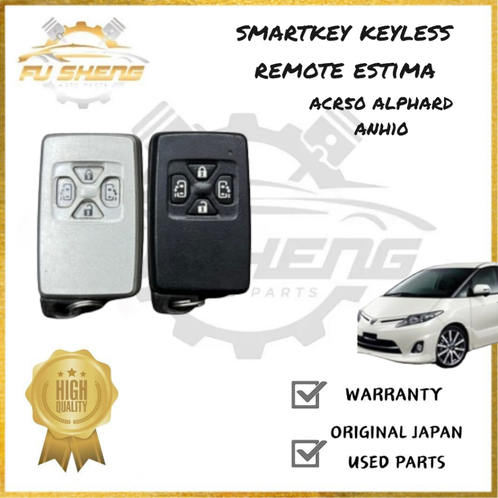 Fushengautoparts-Smartkey keyless remote estima ACR50,Alhard ANH10 ...