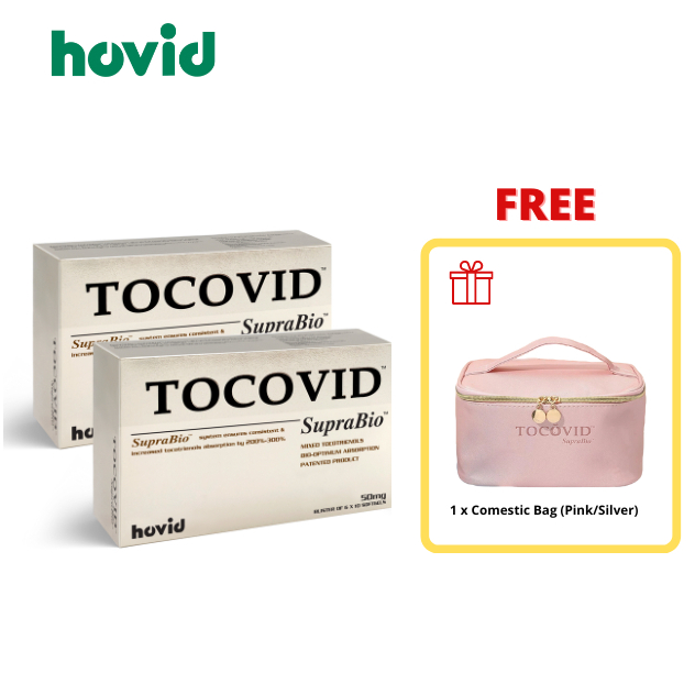 TOCOVID SUPRABIO 50MG 2X60'S FOC COSMETIC BAG (EXP:03/2025) | Shopee ...