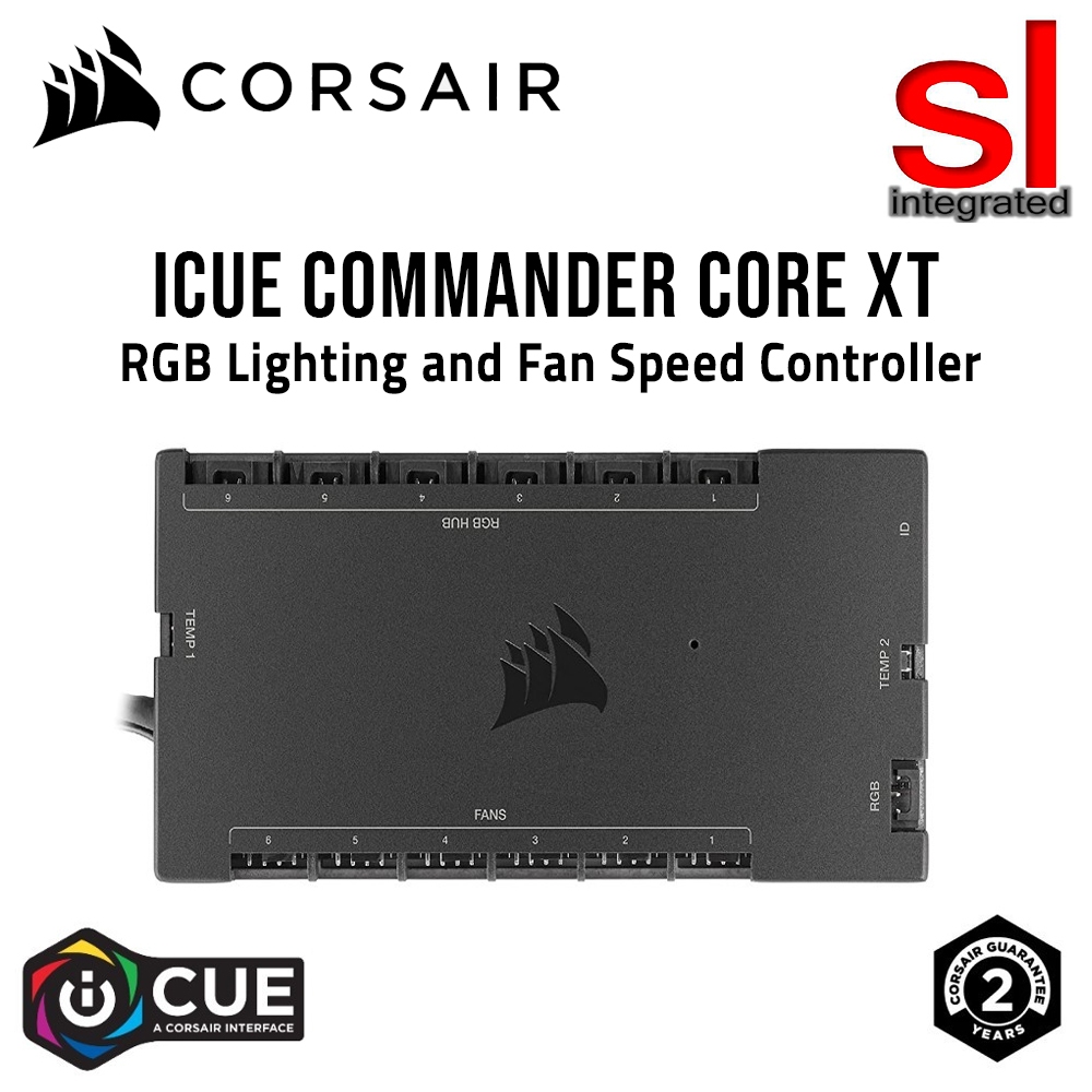 Corsair iCUE COMMANDER CORE XT Smart RGB Lighting and Fan Speed ...