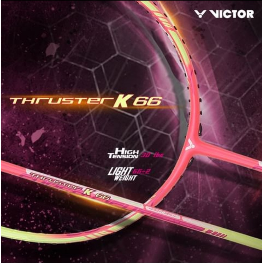 VICTOR THRUSTER K 66 (Frame Only) FREE 1x FELET T-SHIRT | Shopee Malaysia