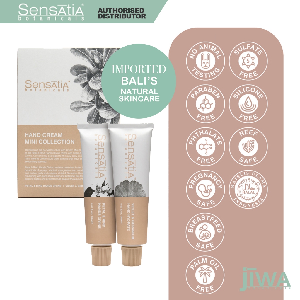 [VALUE SET] Sensatia Botanicals Hand Cream Mini Collection 2 X 20ml ...