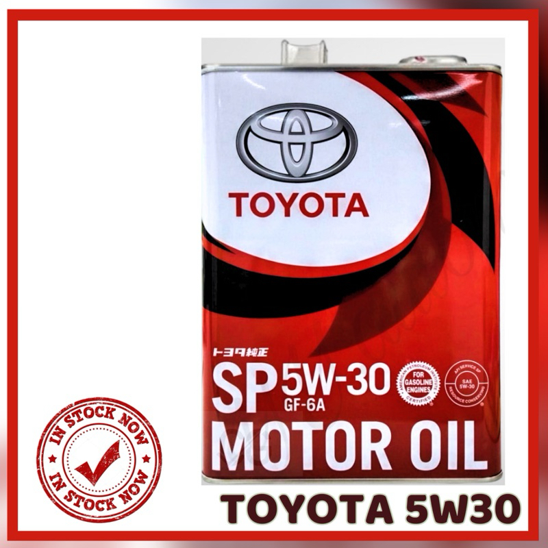 Toyota SP 5W30 GF-6A (4 Liter) Engine Oil - Toyota Vios , Camry ...