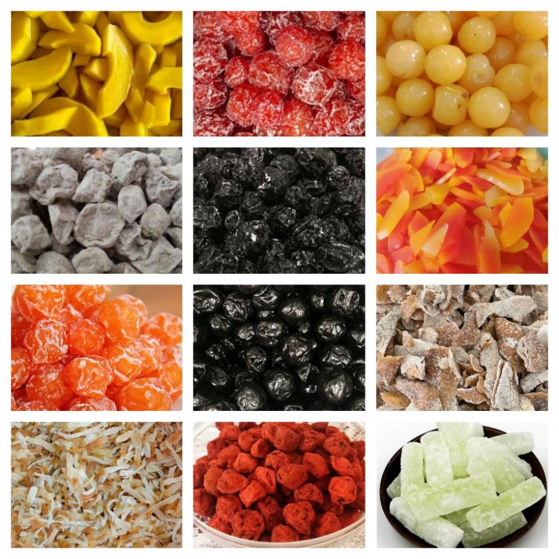 [300g] Pelbagai Jenis Asam Buah Cherry Kuning/Buah Asam Masin/Qing Ren Guo/Buah Cherry Hitam ...