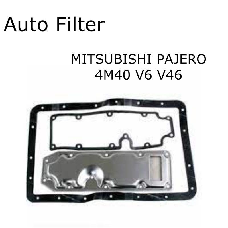 (MITSUBISHI PAJERO 4M40 V6 V46)OEM AUTO TRANSMISSION FILTER (MR166573 ...