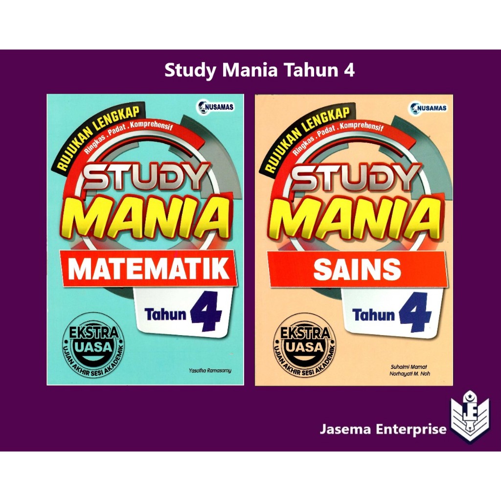 Rujukna Lengkap Study Mania Tahun 4 Matematik | Sains | Shopee Malaysia